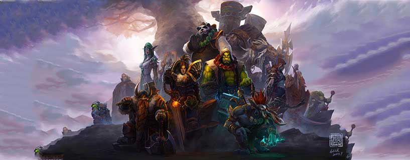 The Lore of Azeroth, main heroes with illusrations